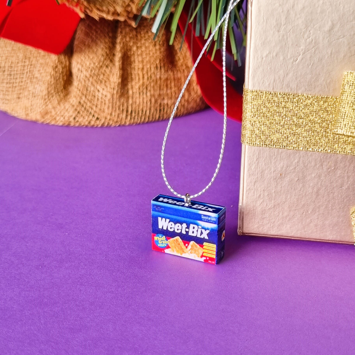 Christmas Tree Ornament - Weet Bix – Cheeky Little Monkeys Jewellery