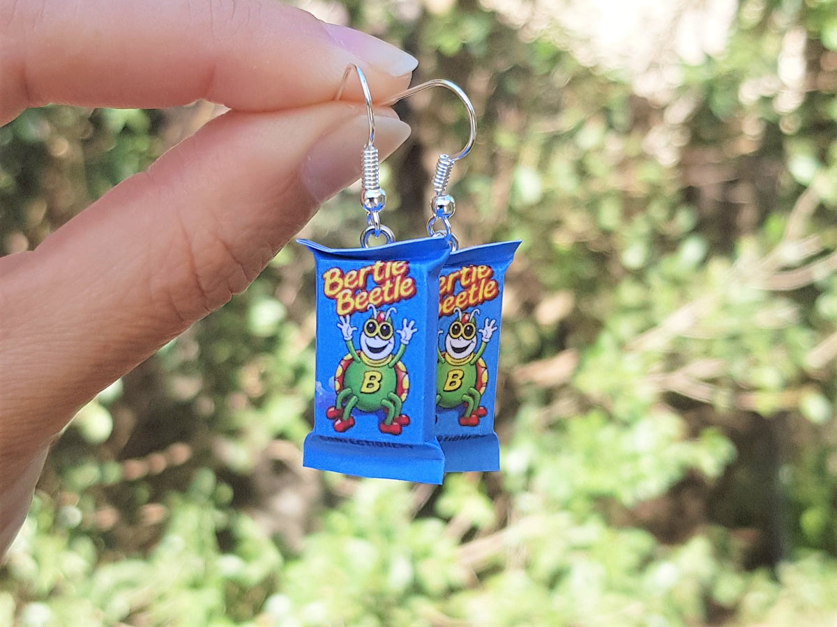 Bertie Beetle earrings – Cheeky Little Monkeys Jewellery