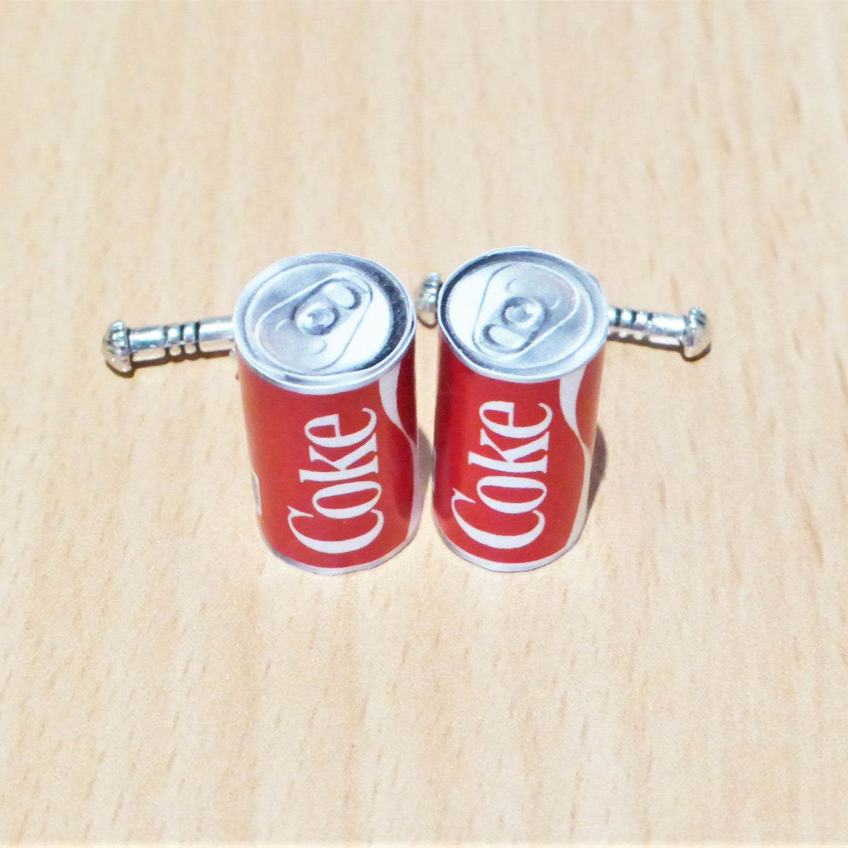 Coke cufflinks – Cheeky Little Monkeys Jewellery